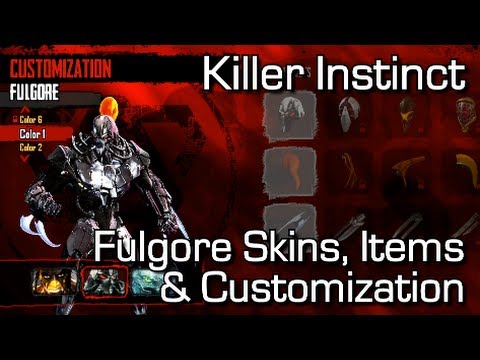 Killer Instinct - Fulgore - Skins, Items & Customization Options - Free DLC