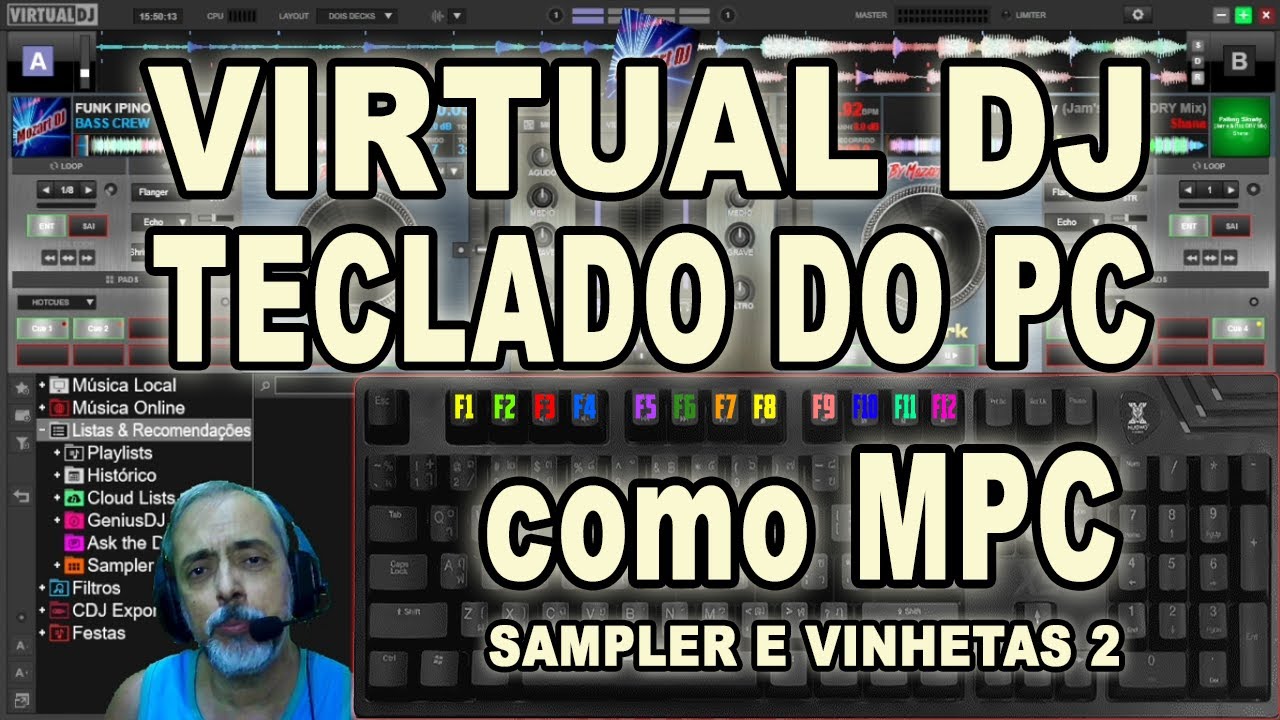 Virtual Dj - Teclado do PC como MPC - YouTube