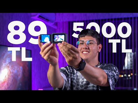 Dünyanın En Garip Kıyası 89TL VS 5100TL Aksiyon Kamerası!