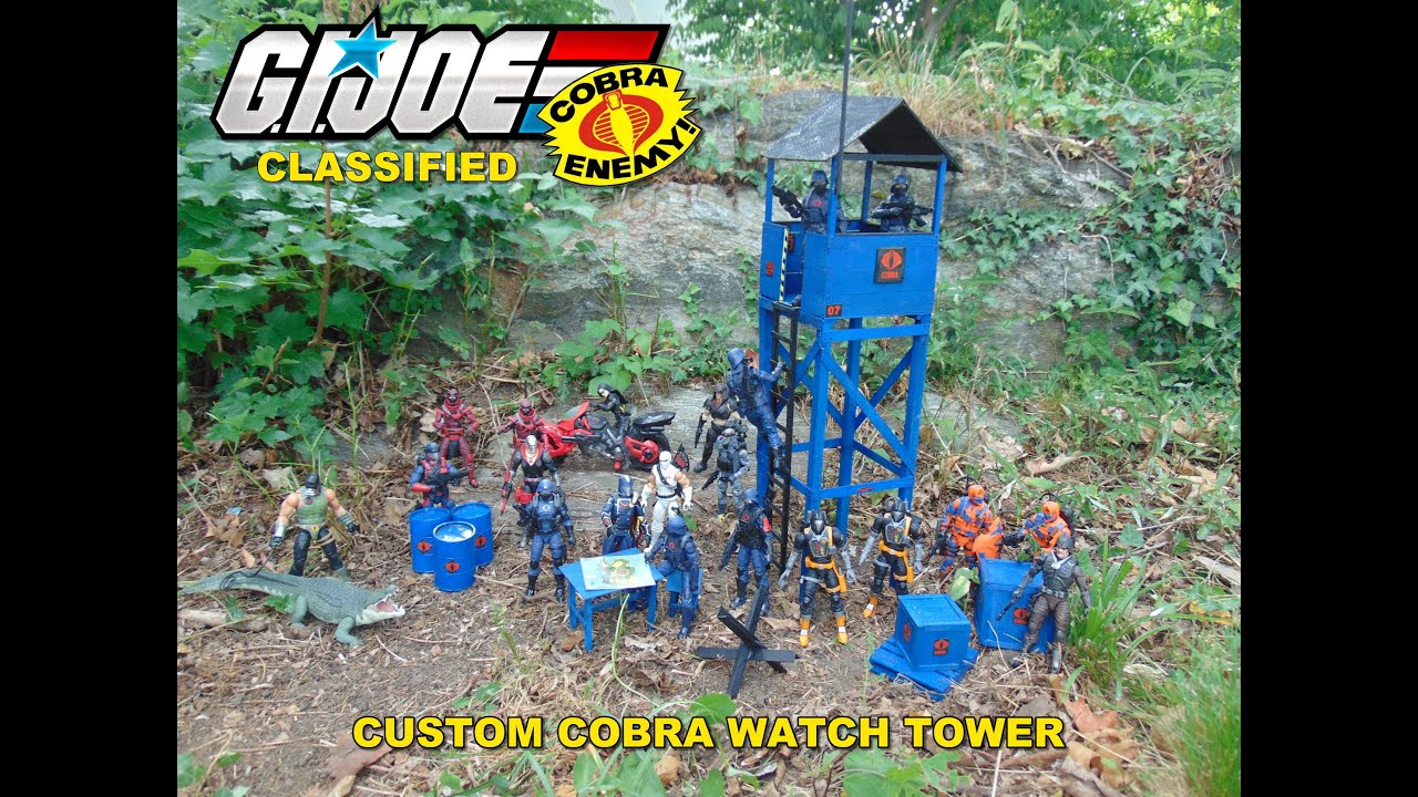 GI JOE CLASSIFIED CUSTOM COBRA WATCH TOWER - YouTube