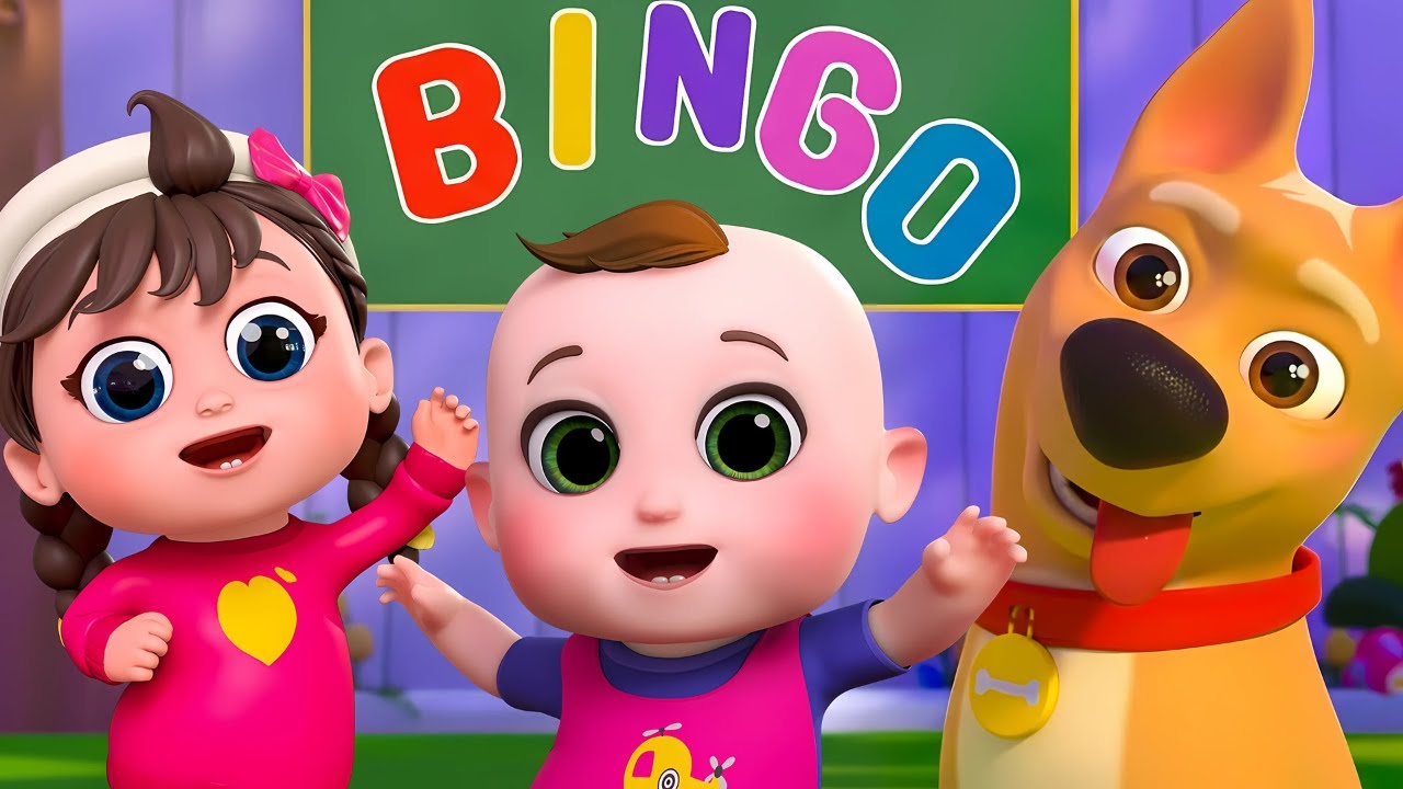 Bingo Song | Apples & Bananas | More Nursery Rhymes & Kids Songs ...