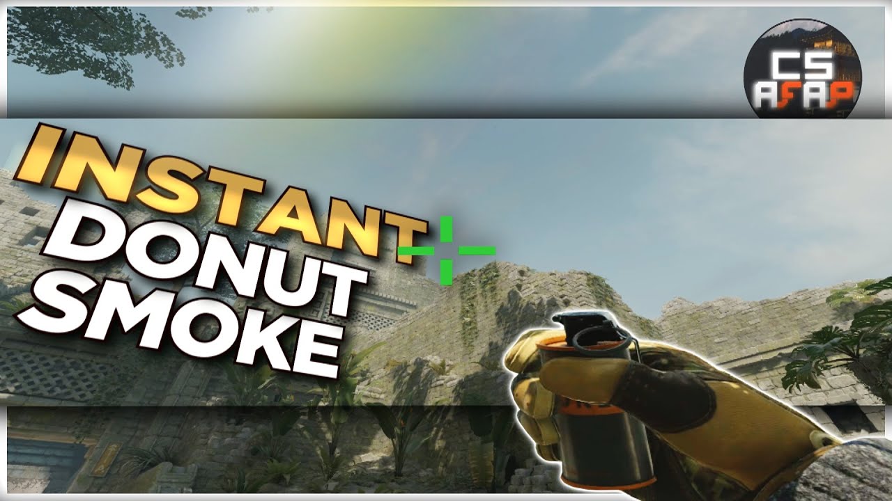INSTANT DONUT smoke for A rushes on ANCIENT | CS2 afap - YouTube