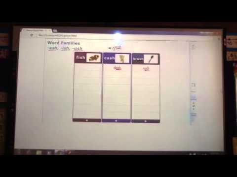 Letter name #32 mixed vowel word families- ish, ush, ash - YouTube