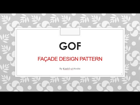 GOF | facade Pattern Theory in URDU/HINDI - YouTube