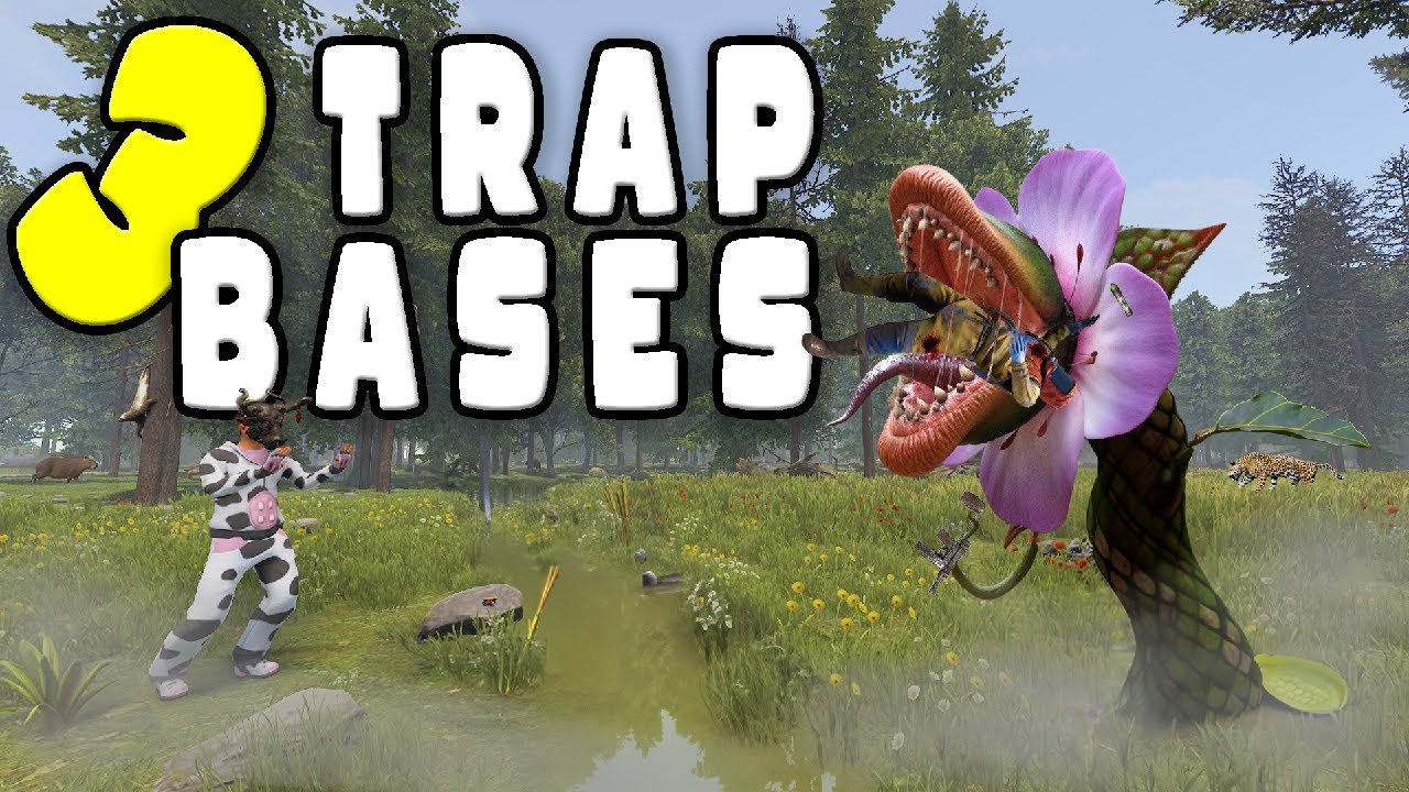 How To Build a Rust Trap Base | 3 Trap Base Designs - YouTube