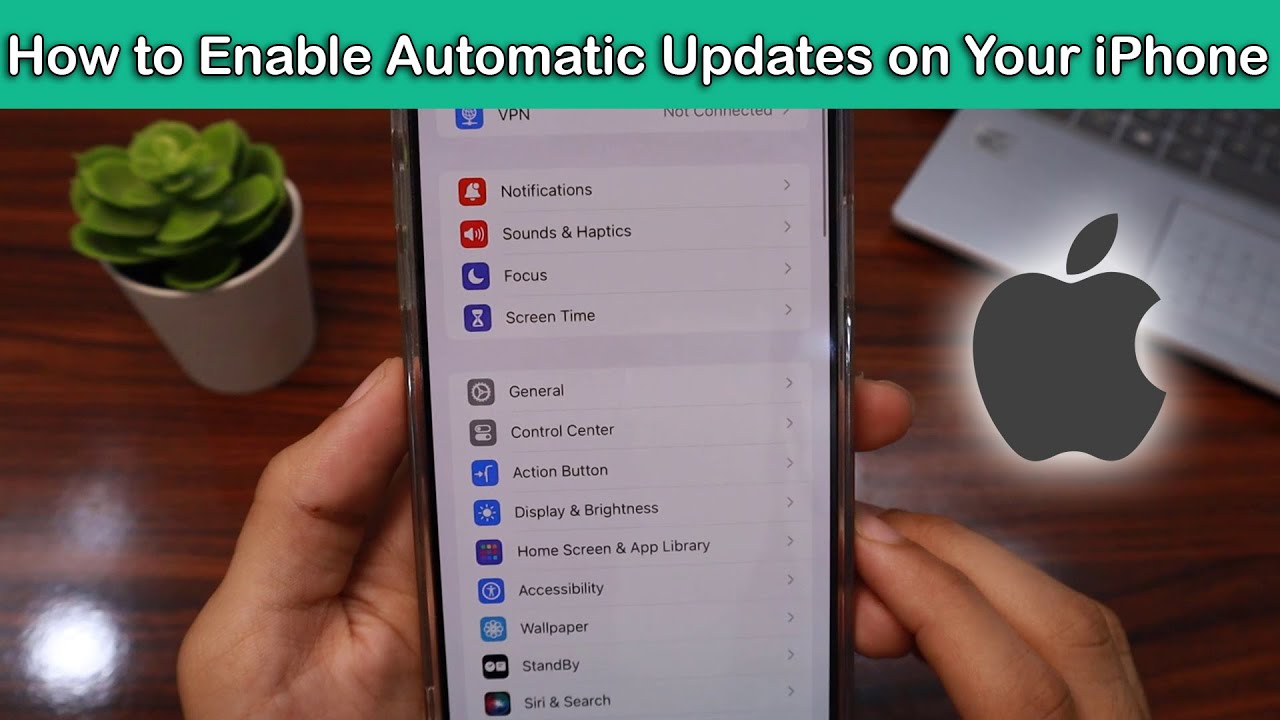 How to Enable Automatic Updates on Your iPhone - YouTube
