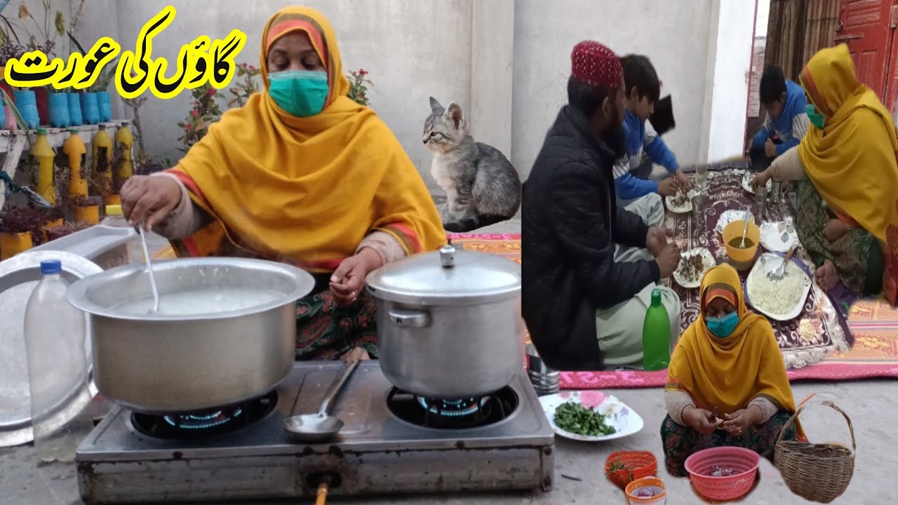 A village woman,s routine work|Village life style|Happy village couple ...
