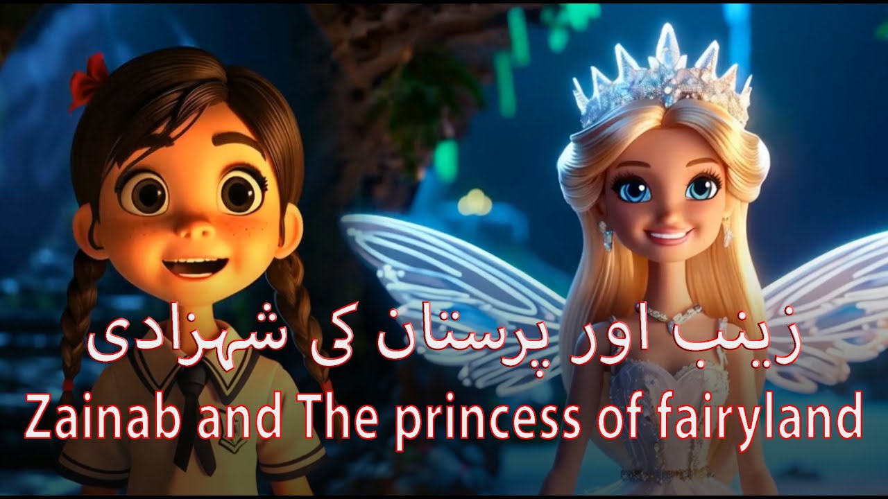 Zainab and princess Fairyland Urdu Hindi Animated story for kids - YouTube