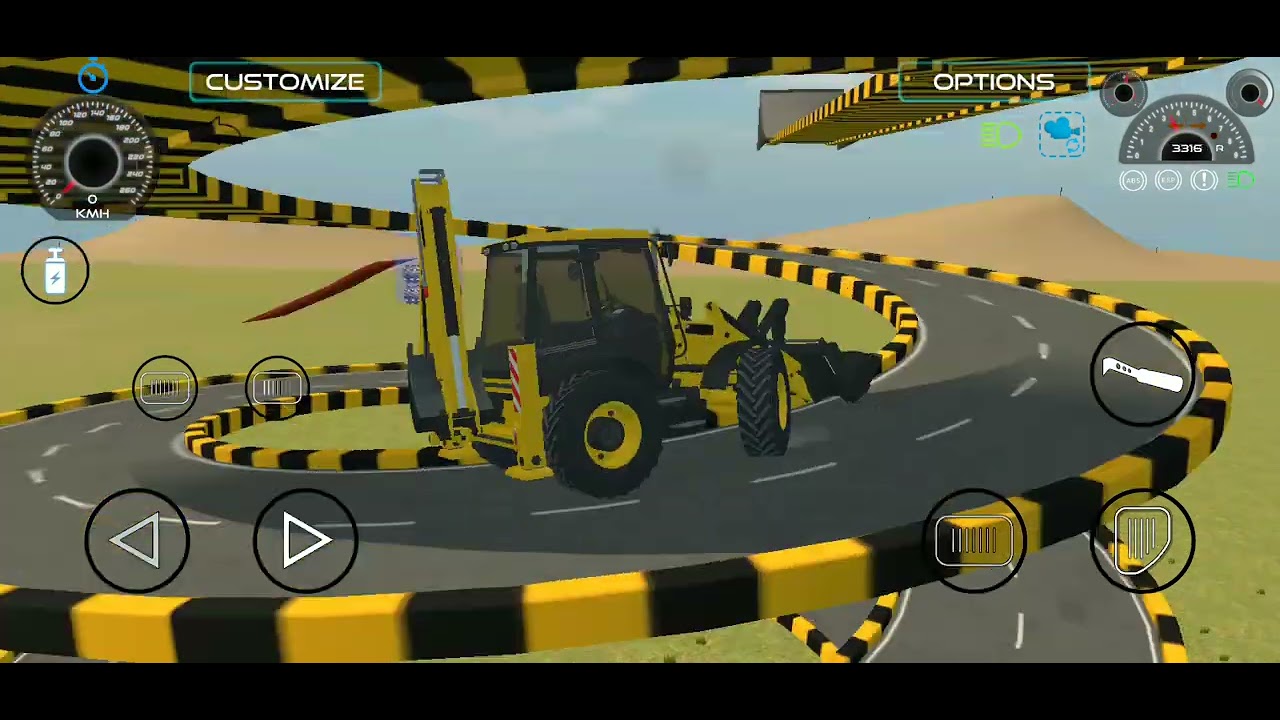 jcb 3dx game play backhoe loaders offroad in Indian jcb simulator - YouTube