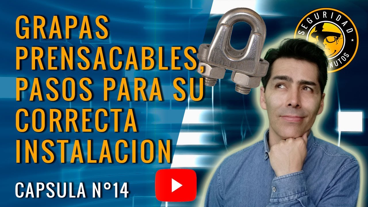 GRAPAS PRENSACABLES, PASOS PARA SU CORRECTA INSTALACIÓN - YouTube