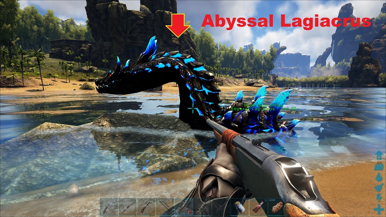 ARK: The Center #20 - Bắt được Rồng biển Abyssal Lagiacrus và Quái thú ...
