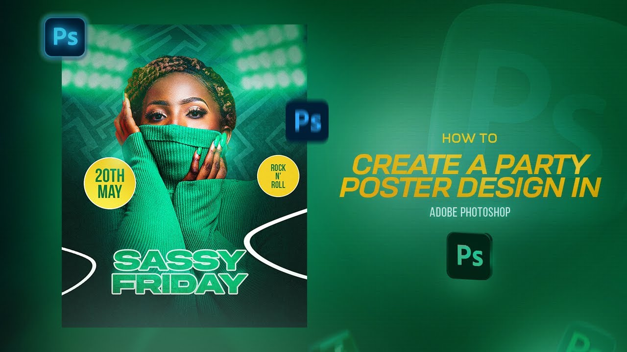 Flyer Design In Adobe Photoshop | Beginner Friendly Tutorial - YouTube