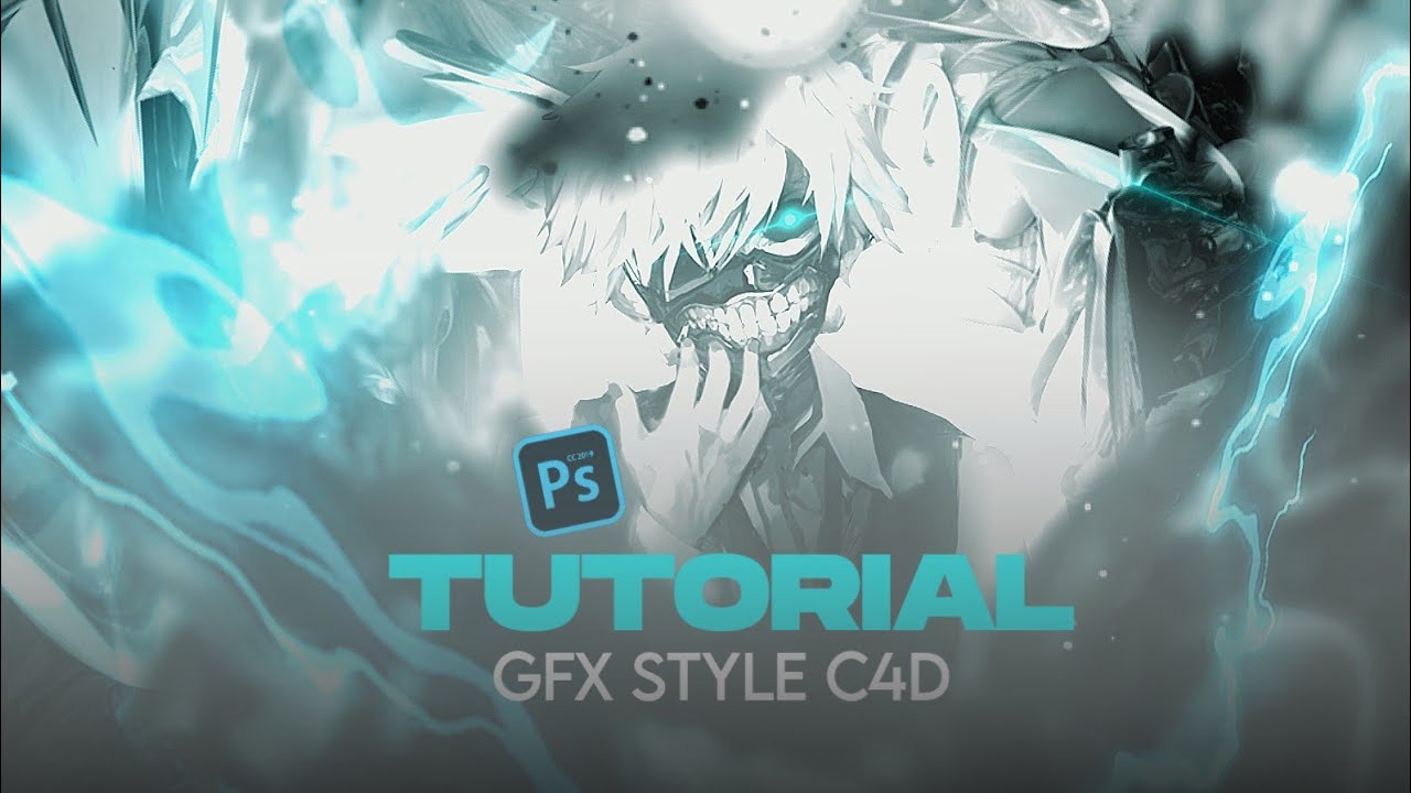 Tutorial | Gfx anime c4d style ~ Ps touch android - YouTube