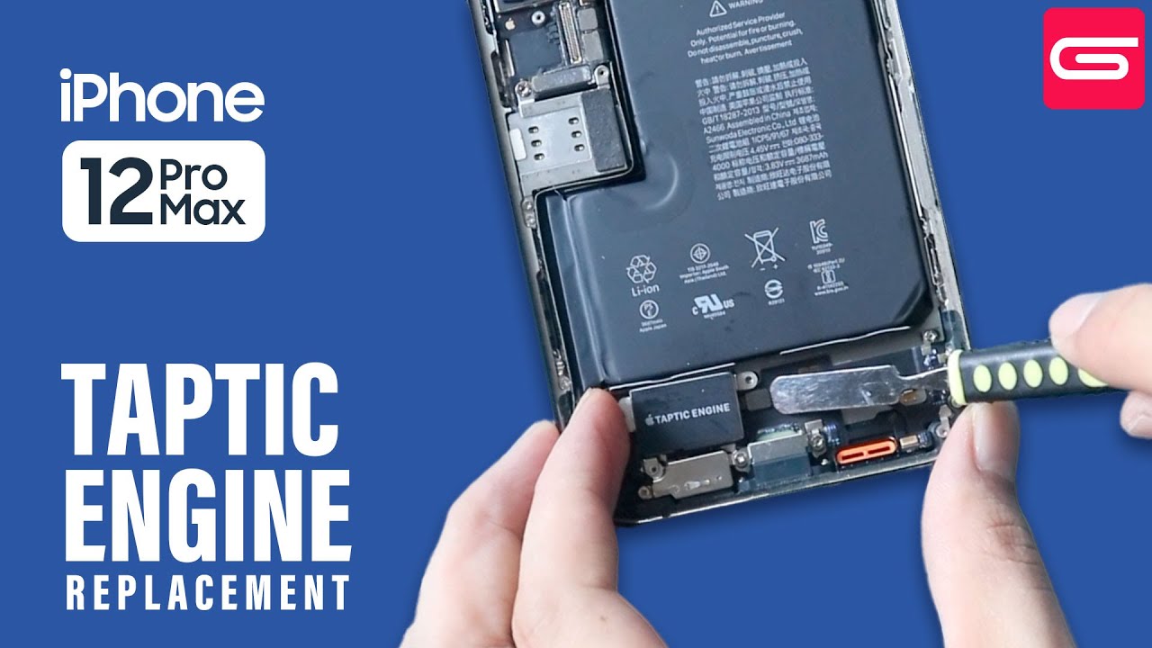 iPhone 12 Pro Max Vibrator Taptic Engine Motor Replacement - YouTube