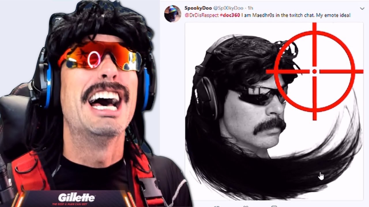 DrDisRespect Reacts to Fan's Custom Emotes for Him - YouTube