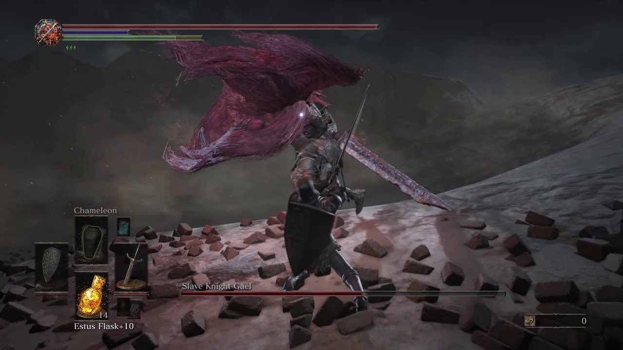 DARK SOULS 3 slave knight Gael - YouTube