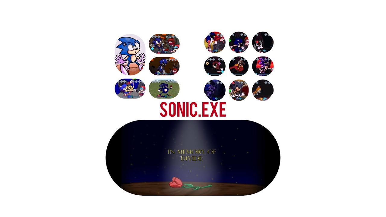 Sonic.exe fnf divide go little rockstar - YouTube
