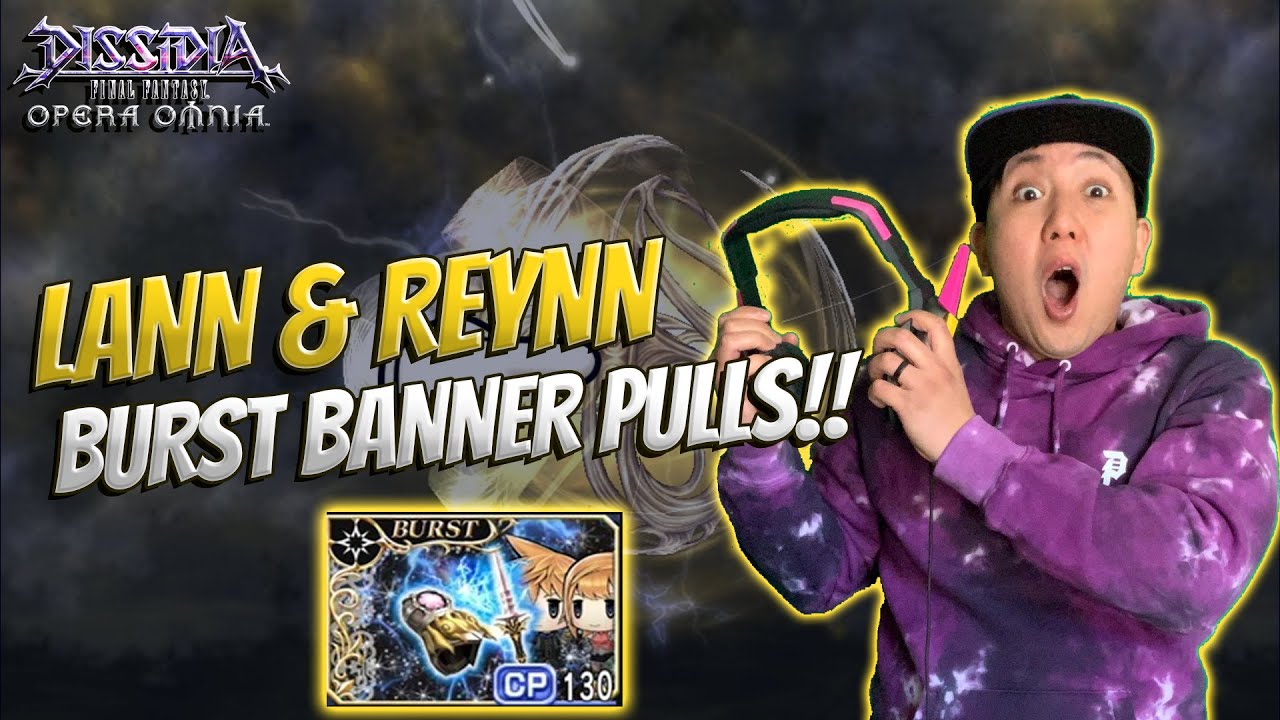 Dissidia Final Fantasy: Opera Omnia LANN & REYNN BURST BANNER PULLS ...