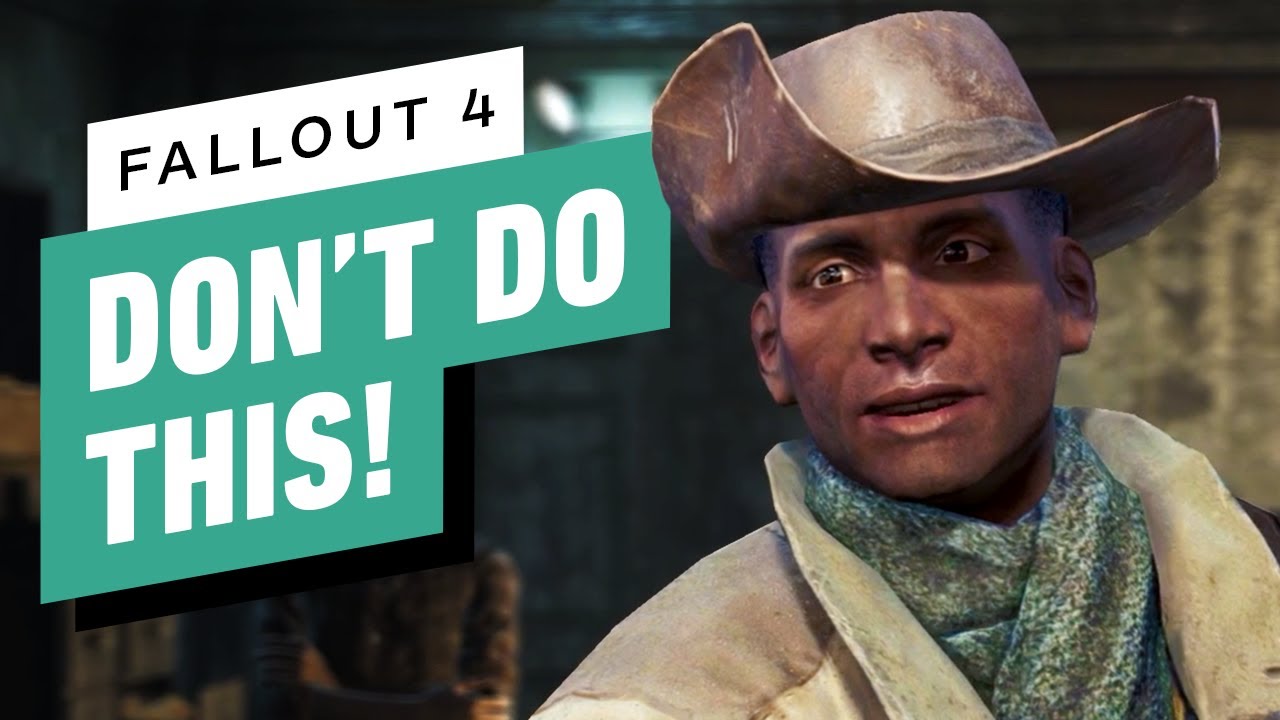 9 Things You Should NOT Do in Fallout 4 - YouTube