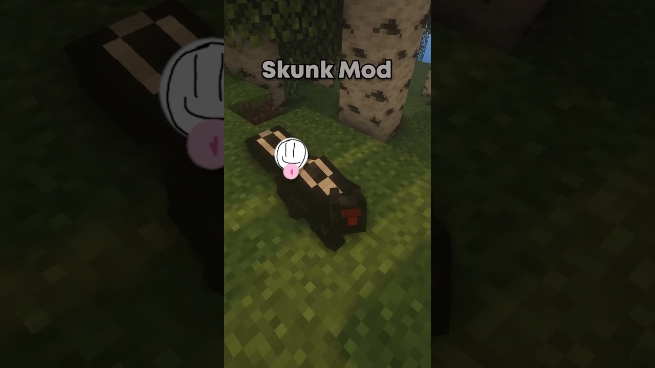 Skunks In MINECRAFT... (Mod) - YouTube