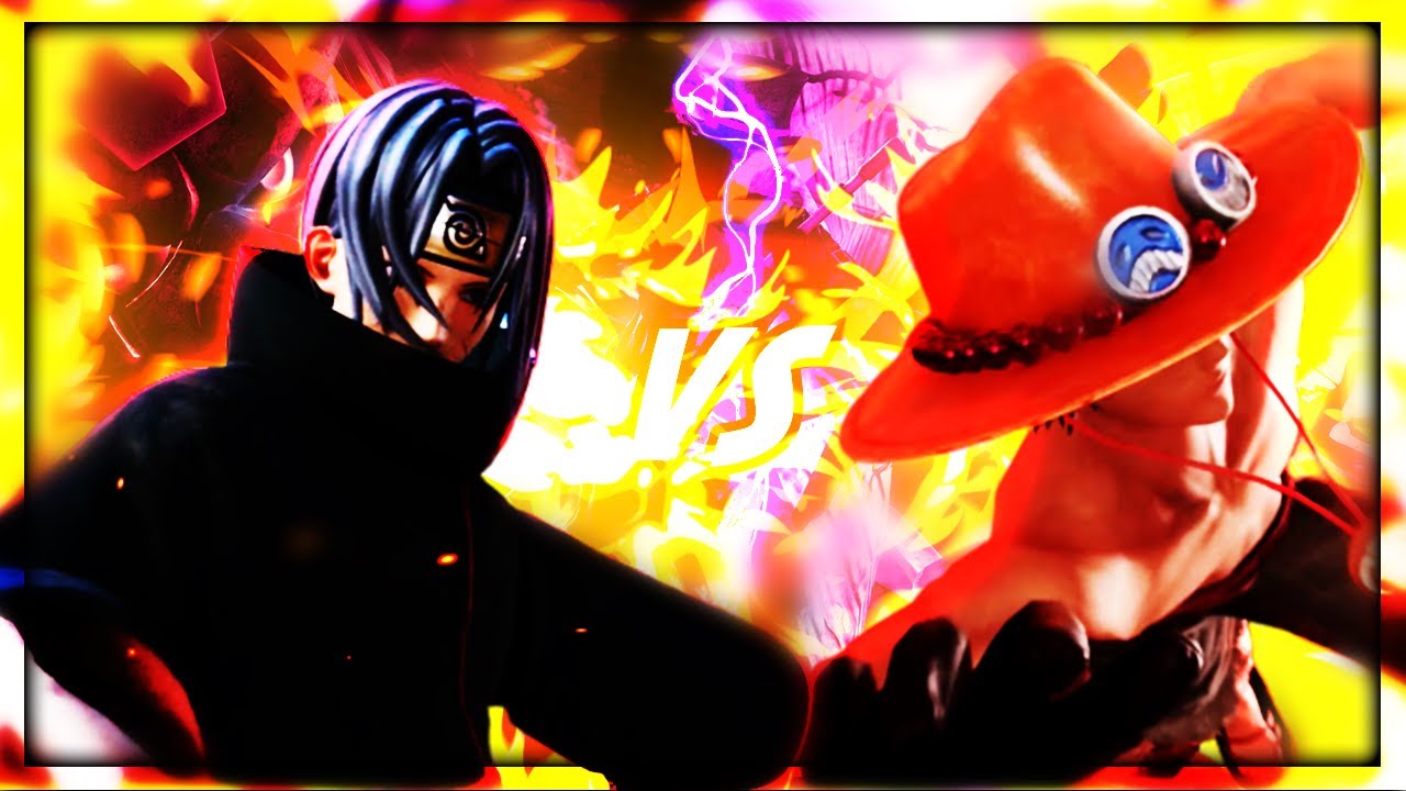 ITACHI UCHIHA FIGHTS PORTGAS D. ACE IN JUMP FORCE - YouTube