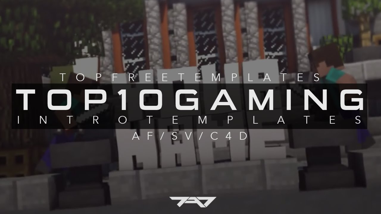 (Best) TOP 10 FREE Gaming Intro Templates 2015 - YouTube