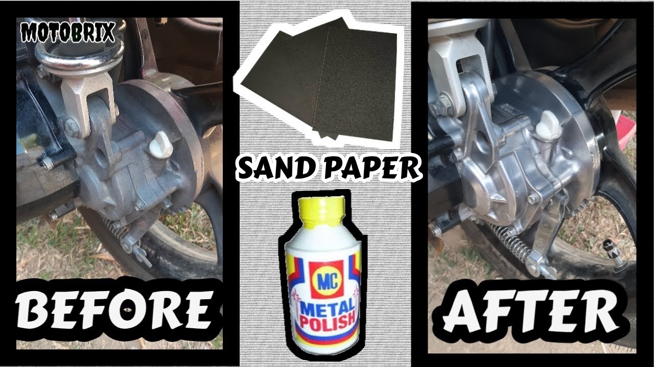 HOW TO POLISH MOTORCYCLE GEAR BOX COVER | PAANO PAKINTABIN ANG GEAR BOX ...