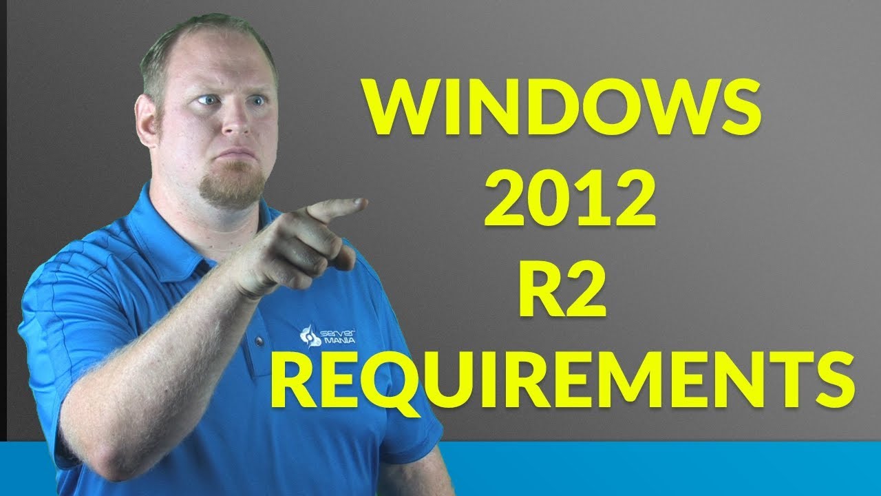 What are the system requirements for Windows Server 2012 R2? - YouTube