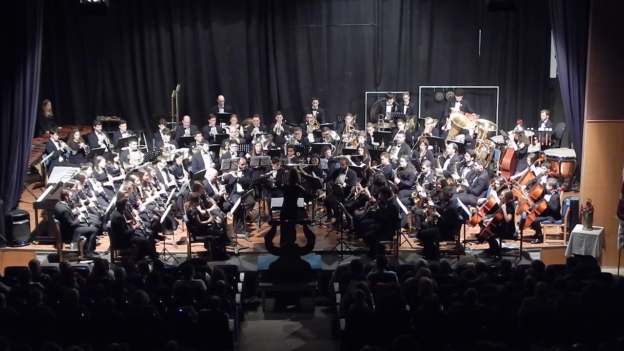 Curtain Up! A Theatre Overture for Winds (1990) Alfred Reed - YouTube
