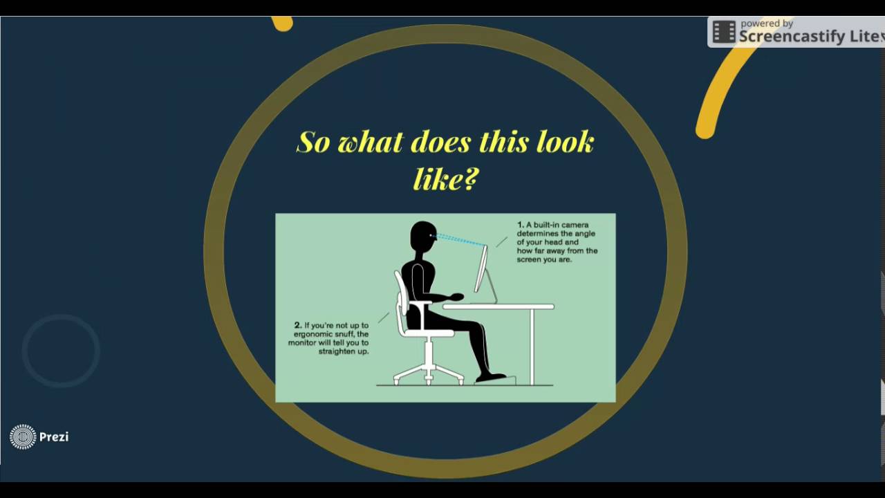 Anti Slouch Monitor - YouTube