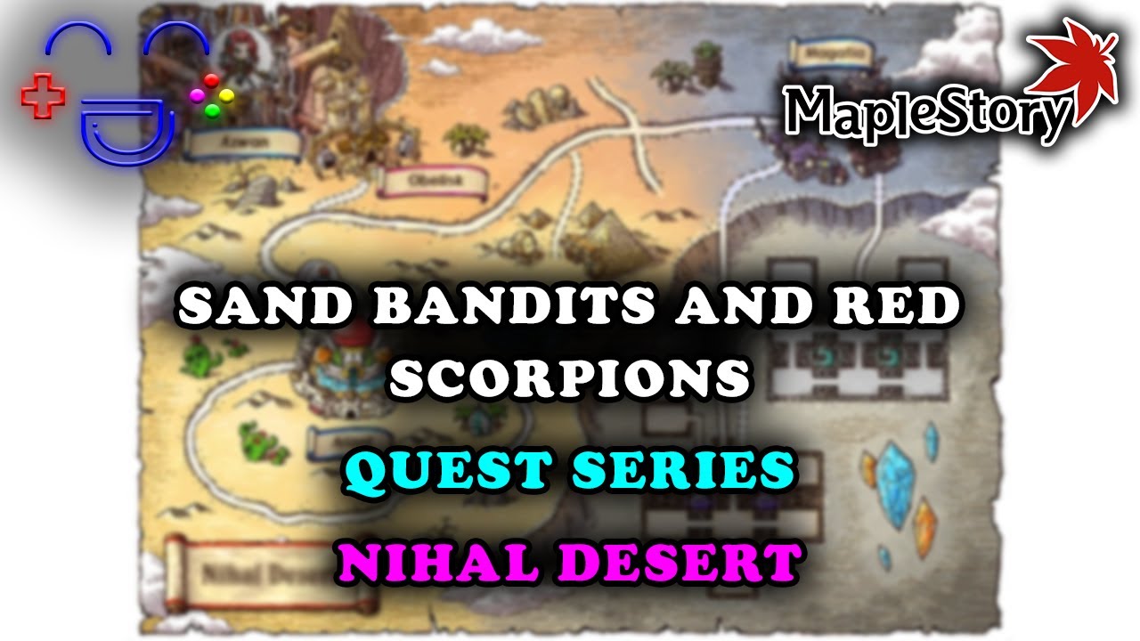 Sand Bandits and Red Scorpions | Nihal Desert | Maplestory - YouTube