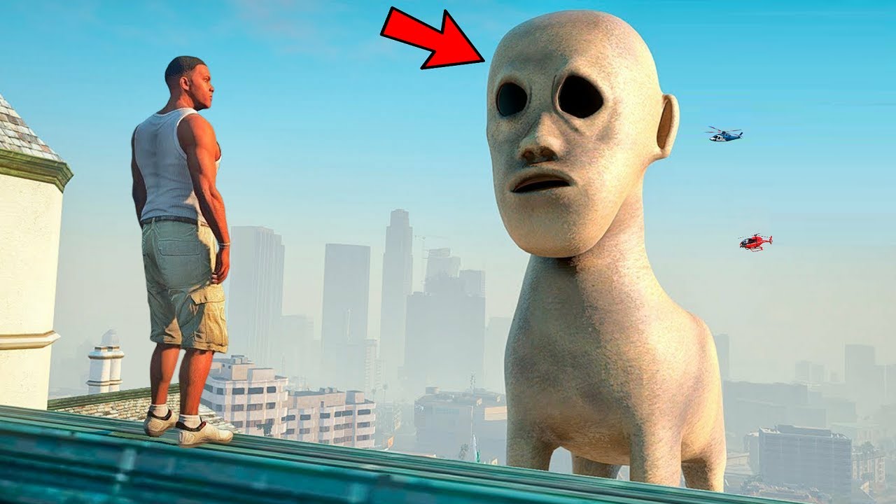 Scary दानव Vs FRANKLIN Fight AND Destroys Los Santos In GTA 5 - Epic ...