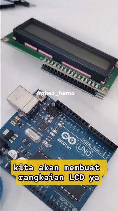 LCD+Arduino Uno | Embedded System | Informatika | Robotik #bahasac++ #algoritmapemrograman - YouTube