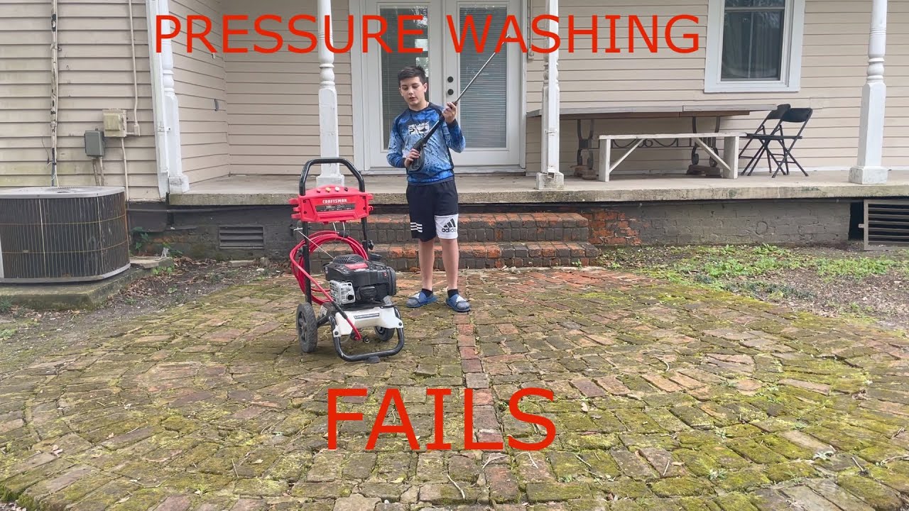 FAILS PRESSURE WASHING #fails #pressurewashing #powerwashing - YouTube