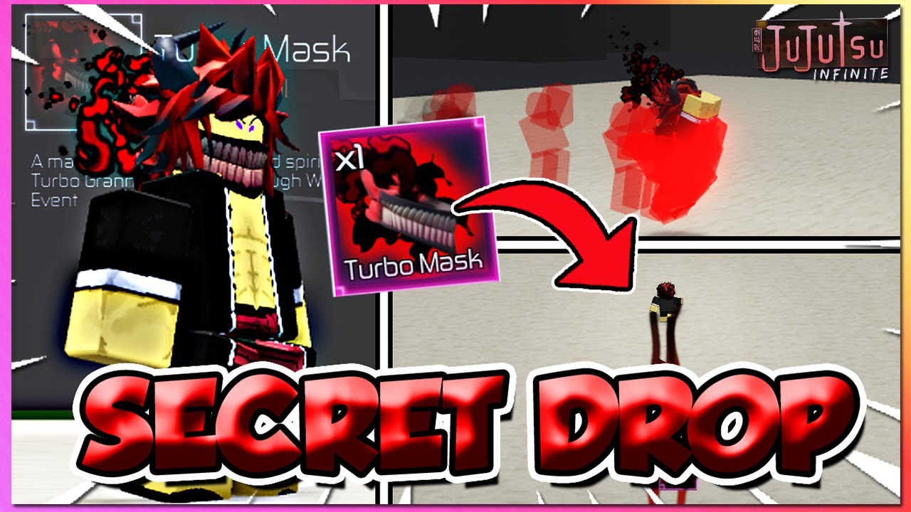 Jujutsu Infinite *NEW SECRET* How To Get Turbo Mask Weapon Fast + Full ...