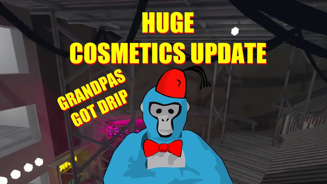 Gorilla Tag 'HUGE COSMETIC UPDATE' - YouTube