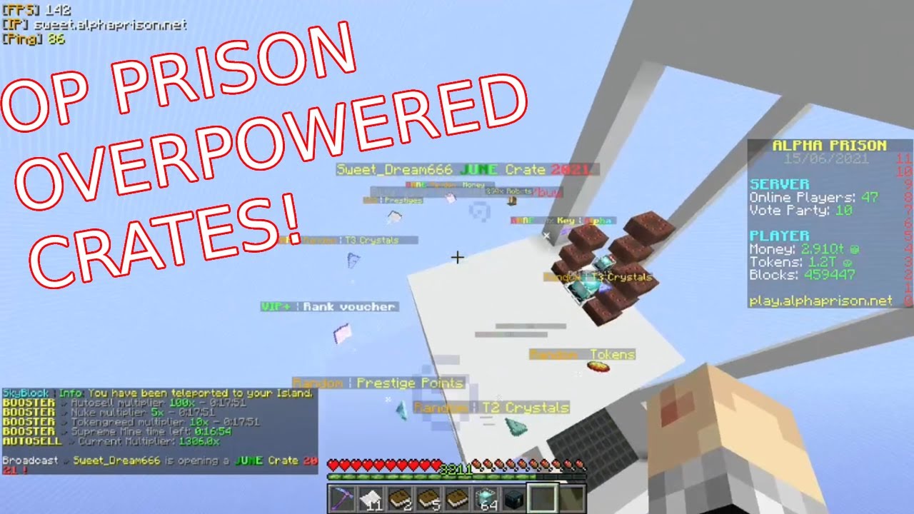 [OVERPOWERED CRATES** OP PRISON | AlphaPrison S10 [2** - YouTube