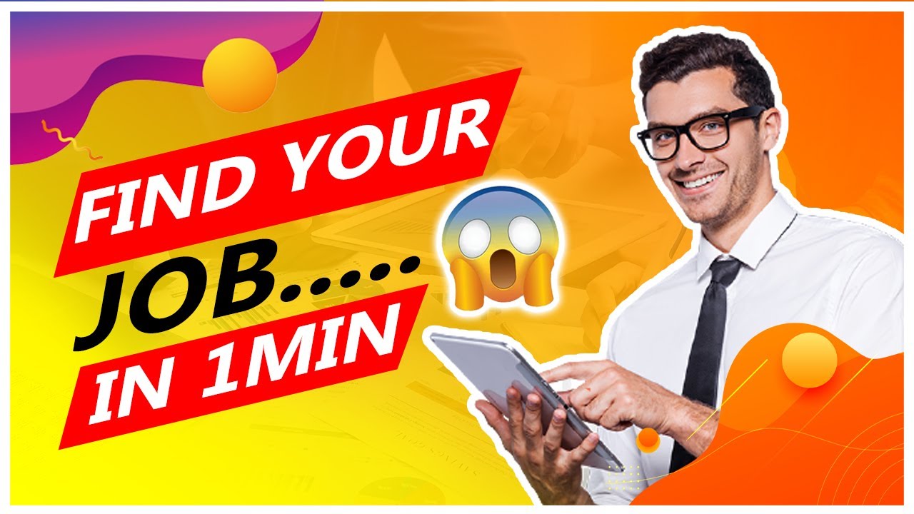 Are you looking for a job? How can I get a job fast? Watch this video ...