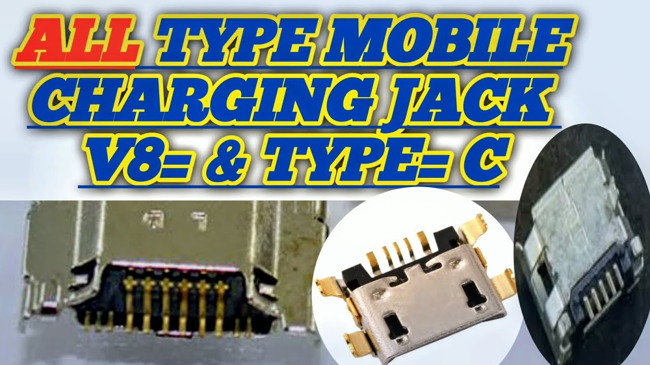 ALL TYPE CHARGING JACK TYPE-C _JACK_V8 JACK#mobile#YouTube#सभी प्रकार ...