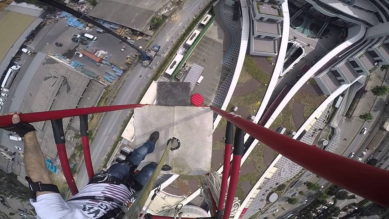 Bungee Jumping Cage Camera || 85 mt jumping - YouTube