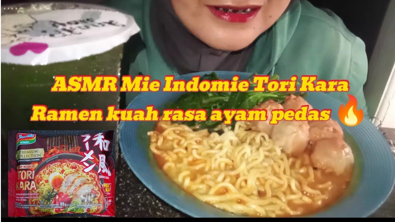 ASMR Mie Indomie Tori Kara || Ramen kuah rasa ayam pedas🔥|| DEV ASMR # ...