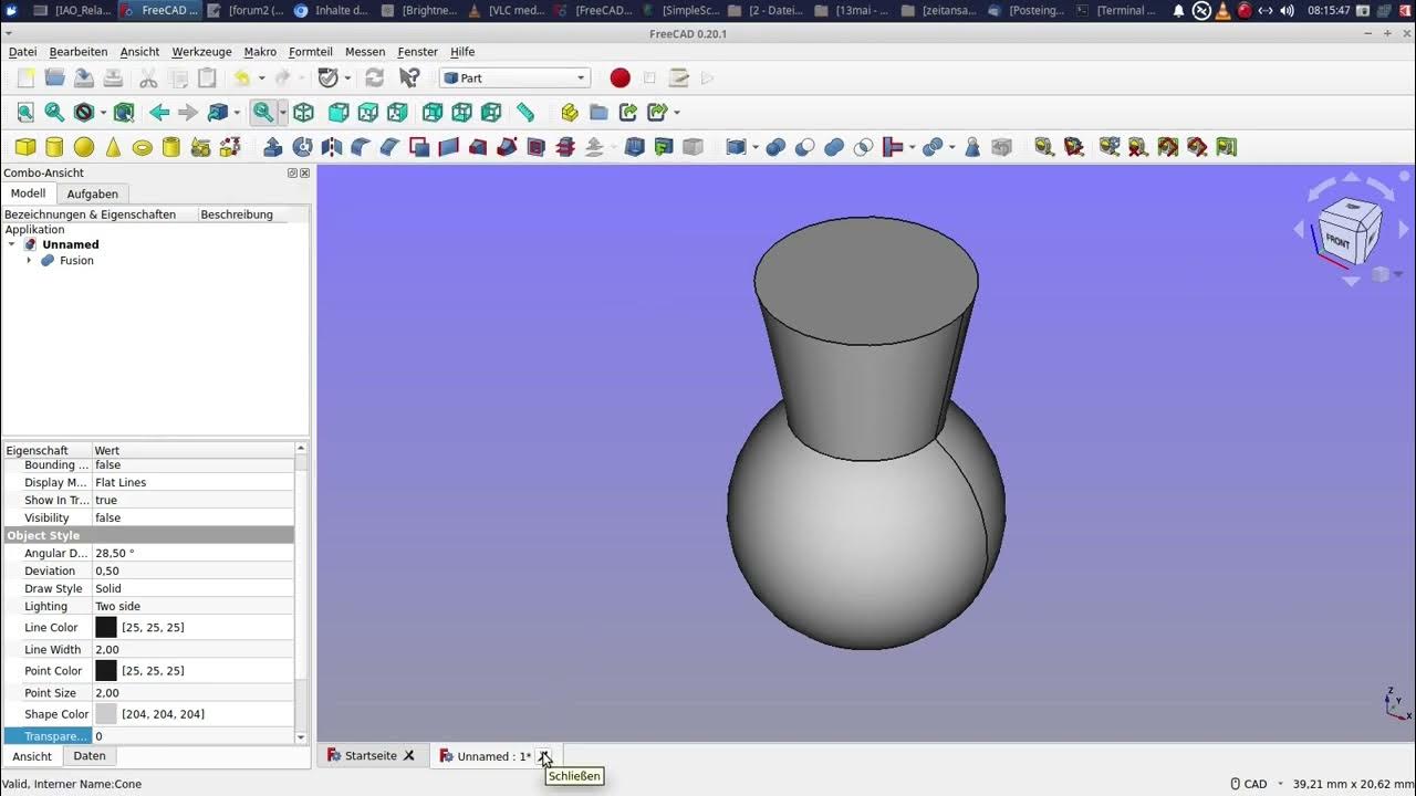 #freecad makro aufzeichnen #übung #tutorial #anleitung cad - YouTube