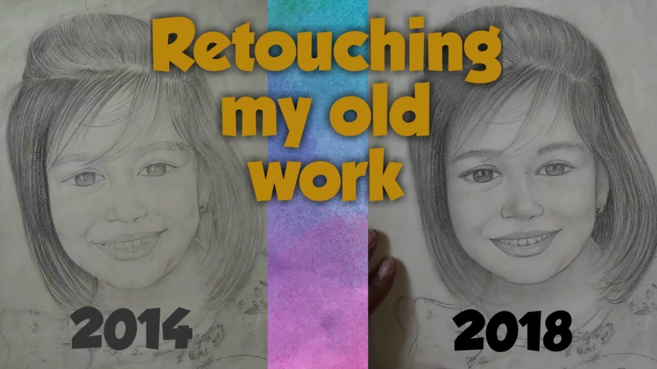 Rework on old work | Pencil Drawing - YouTube