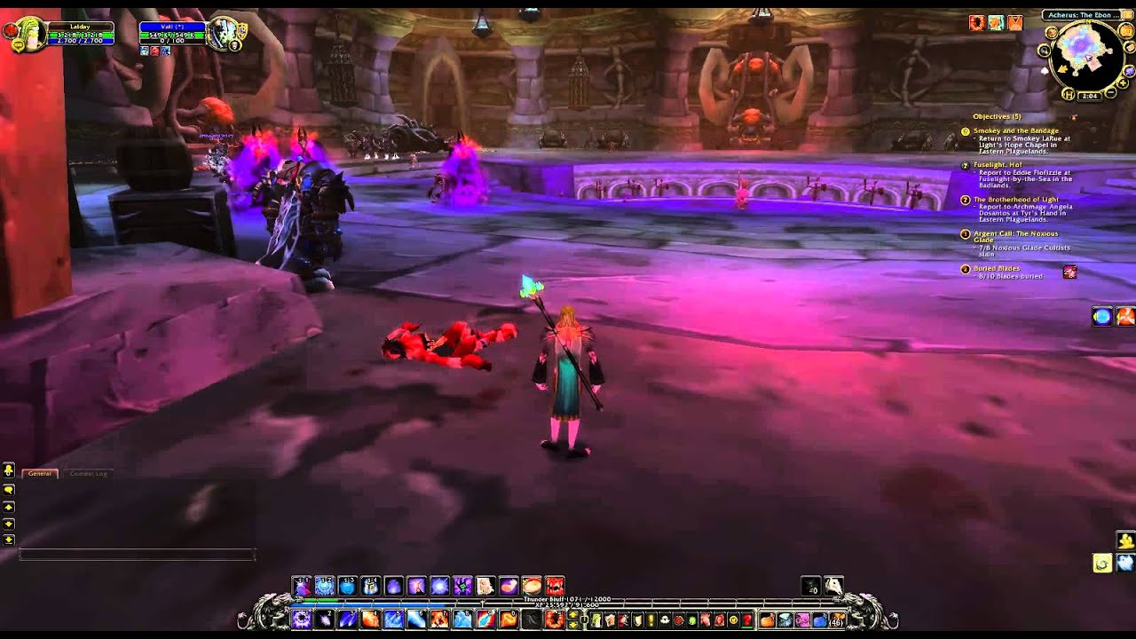 World of Warcraft Mage at Acherus: The Ebon Hold - YouTube