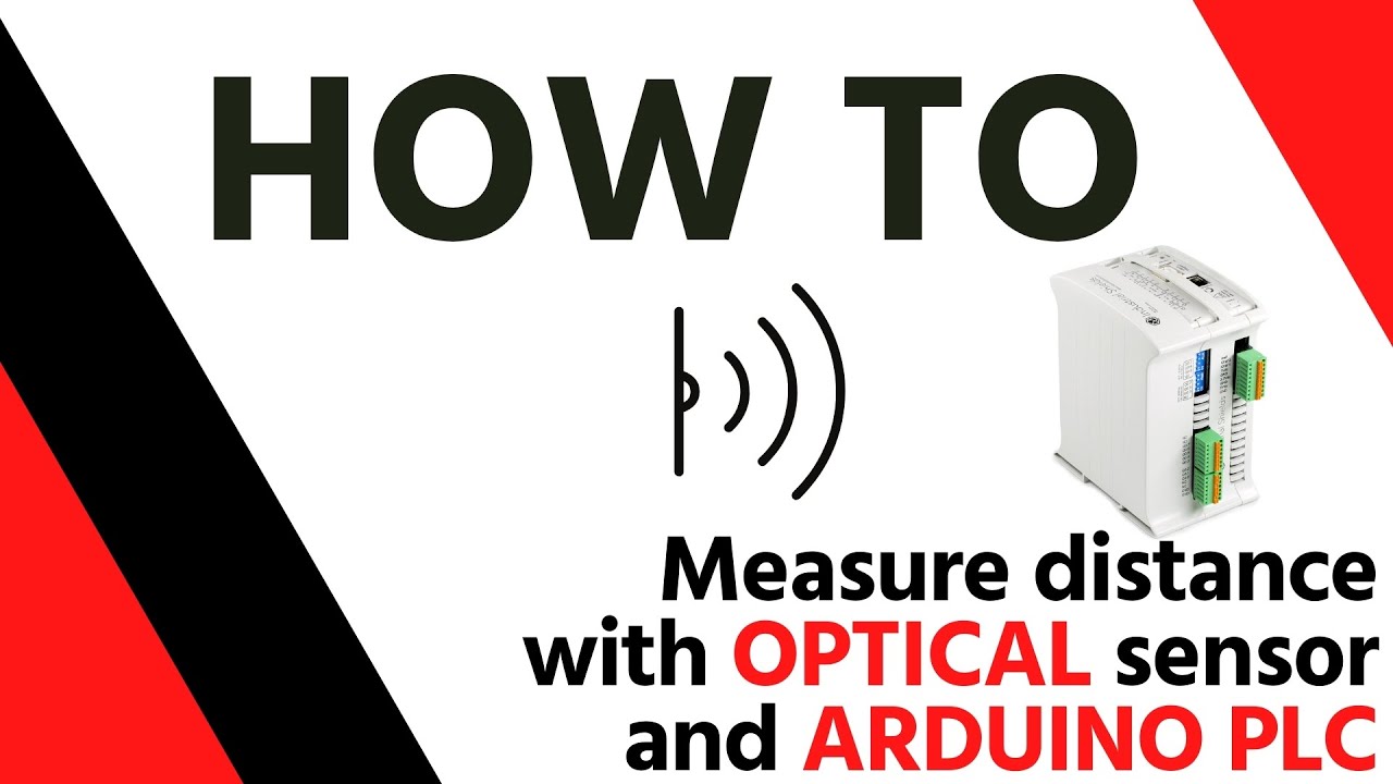 ️ How To Measuring Distance Using A Sharp Optical Distance Sensor And An Industrial Arduino Plc