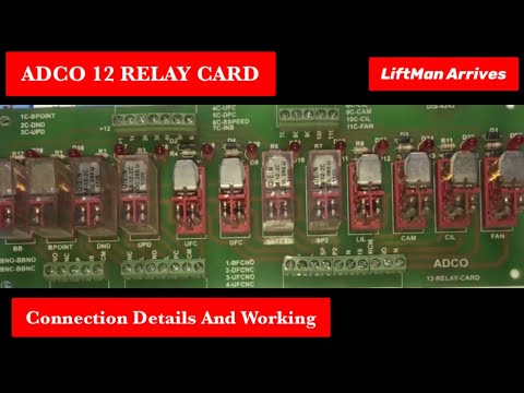 ADCO 12 Relay Card. Connection details and its dungtion. - YouTube