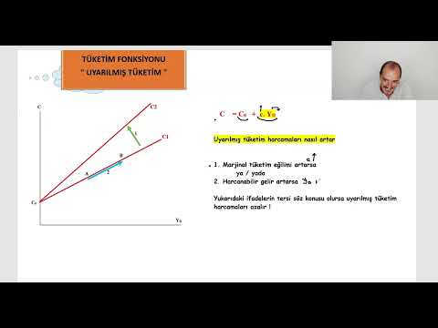 319) Makro İktisat | Basit Keynesyen Model I | Tüketim Fonksiyonu | Uyarılmış Tüketim