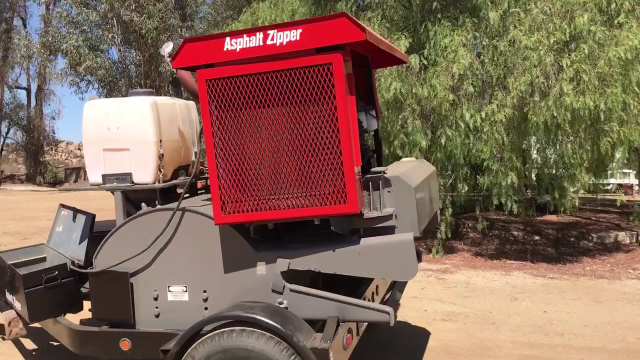 Asphalt Zipper AZ480 - YouTube