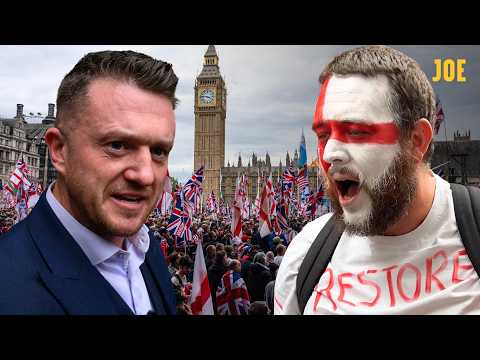 On the ground at Tommy Robinson's Unite The Kingdom rally