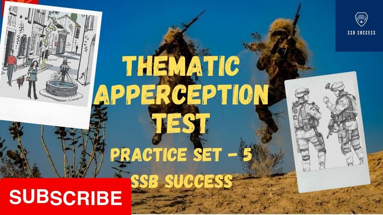 SSB TAT Practice Set-5 | Thematic Apperception Test |TAT Practice | SSB ...